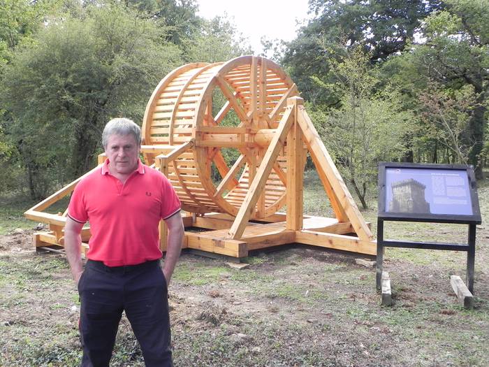 Anjel Mari Garmendia, Enneco proiektuko boluntarioa: “Erdi Aroko dorrea ...